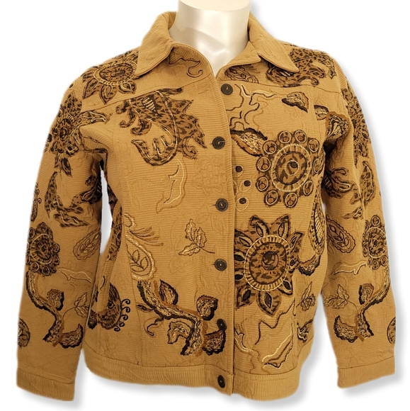 Laura Ashley | Jackets & Coats | Laura Ashley Womens L Jacket Brown ...